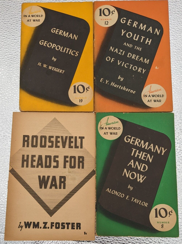 WWII World War 2 Historical Educational Pamphlets America In a World at ...