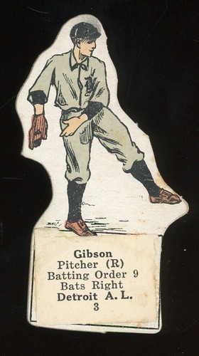 1921-30 M.L. Major League Die-Cuts Baseball #3 George Gibson Detroit | eBay