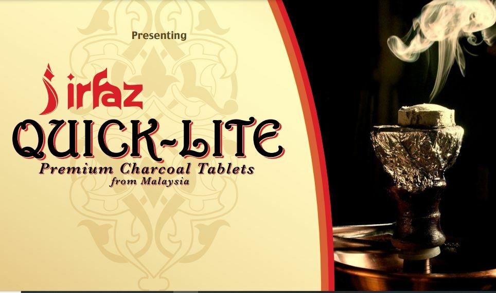 Quick-Lite 16 Packs - 2 Boxes Charcoal Tablets 33mm 160 Tablets Irfaz for Soex | eBay