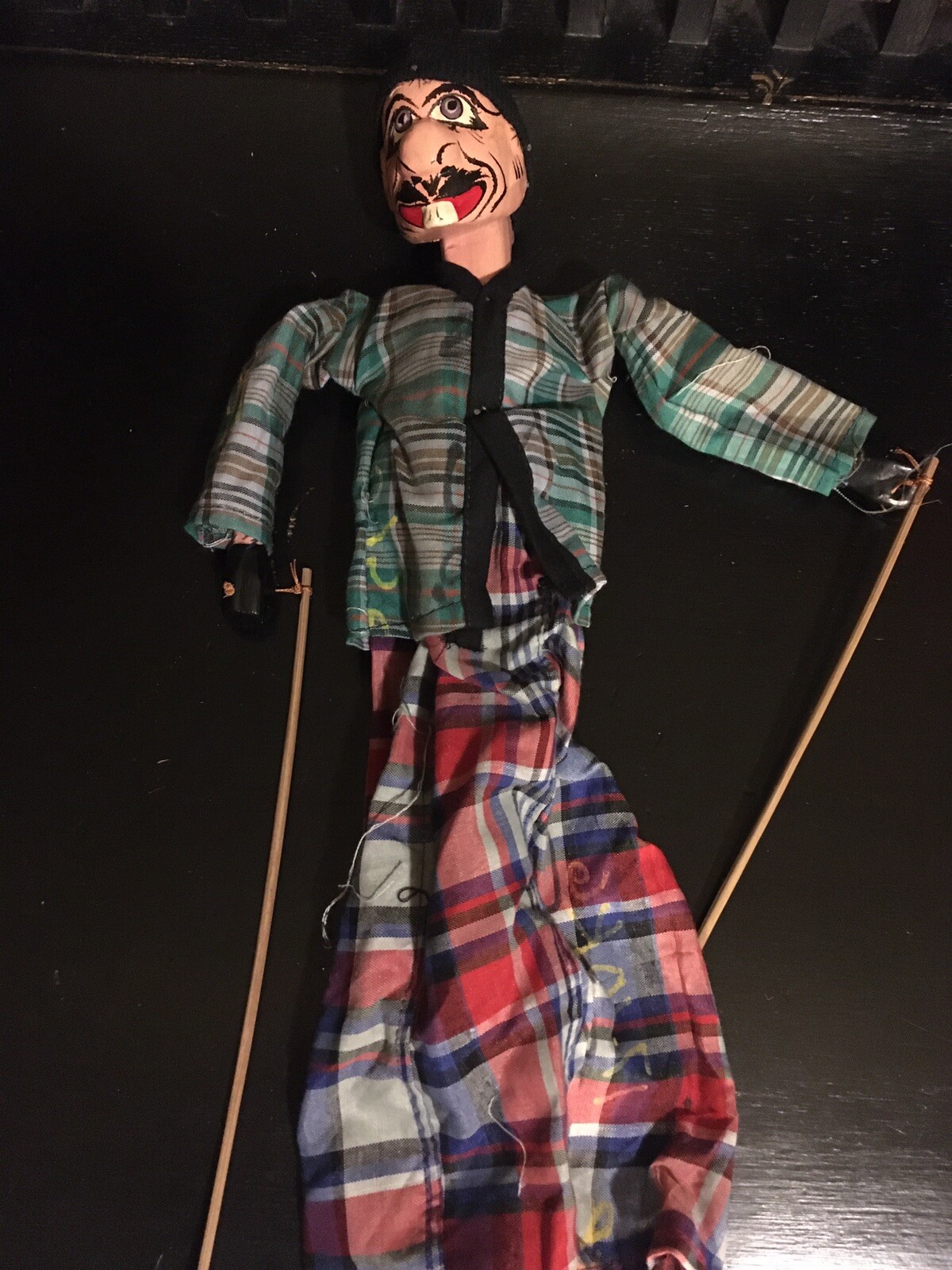 Vintage Wayang Doll Indonesian Wood Puppet Golek Asian Javanese Dance ...