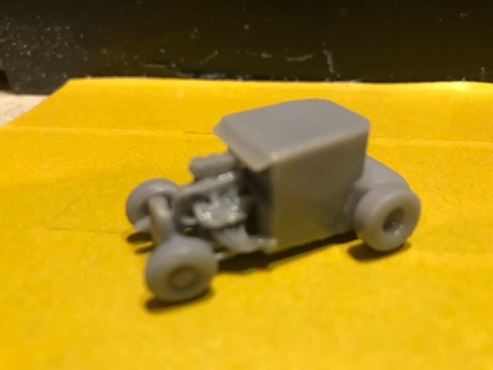 1/87 Ho scale Hot Rod V2 ...unpainted resin. | eBay