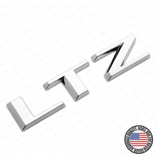 19-21 OEM Chrome Silverado 1500 Tailgate LTZ Letter Logo Emblem Badge ...