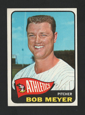 1965 Topps Baseball Card #219 Bob Meyer – Kansas City Athletics | eBay