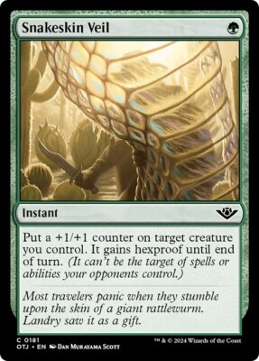 SNAKESKIN VEIL x4 mtg NM-M Outlaws of Thunder Junction 4 Common | eBay