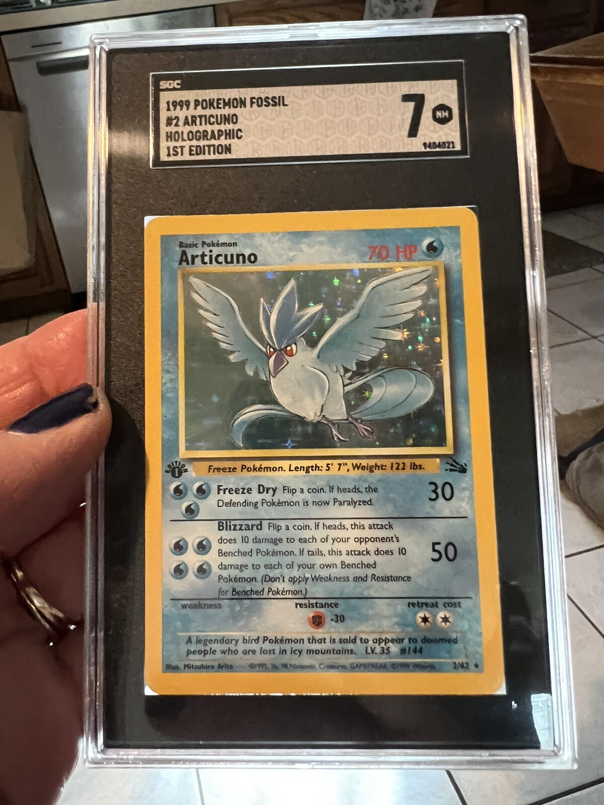 Pokémon TCG Articuno Fossil #2 1st Edition Holo Rare | eBay