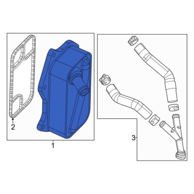 For Jeep Grand Cherokee 2022-2023 Jeep 5048312AC Engine Oil Cooler | eBay