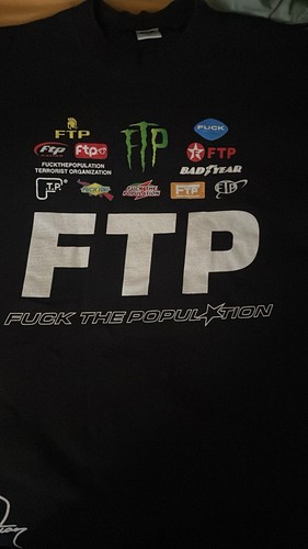 FTP Pit Crew Tee Race Car Black Size Large | eBay