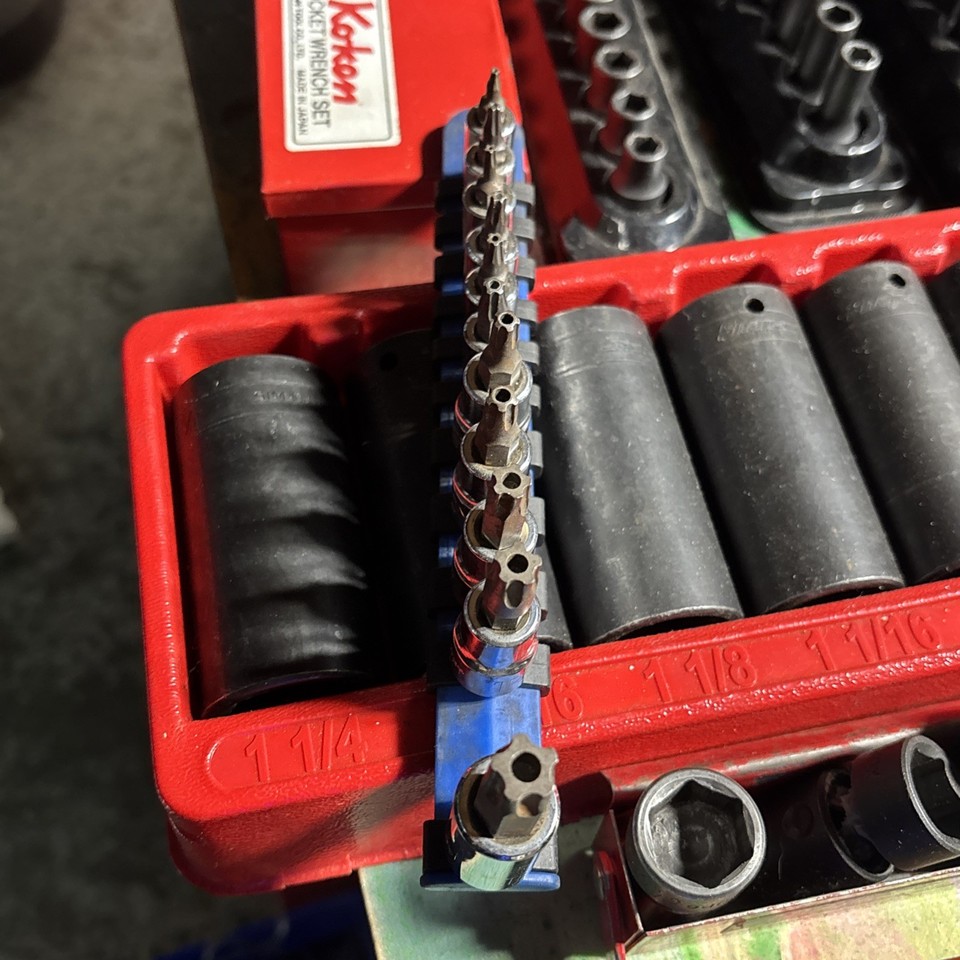 Matco TP8-TP55 Security Torx 11pc Socket Set 1/4 And 3/8 Drive | eBay