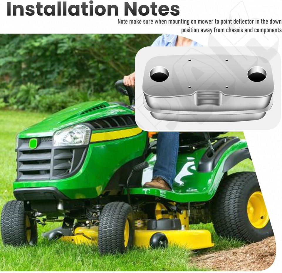 MTD Muffler Dual Inlet fits 50" Troy-Bilt Mustang RZT50 Ryobi ...