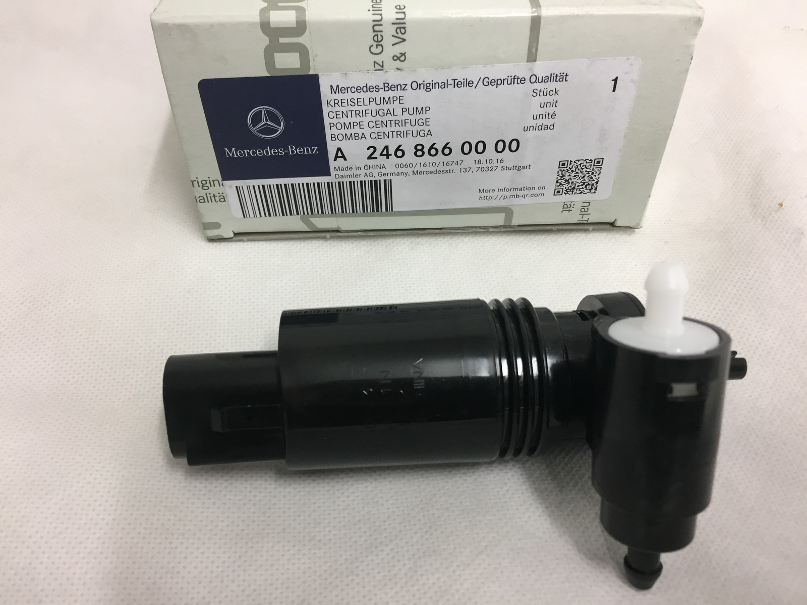 Genuine Mercedes-Benz W176 A-Class W246 B-Class Washer Bottle Pump ...