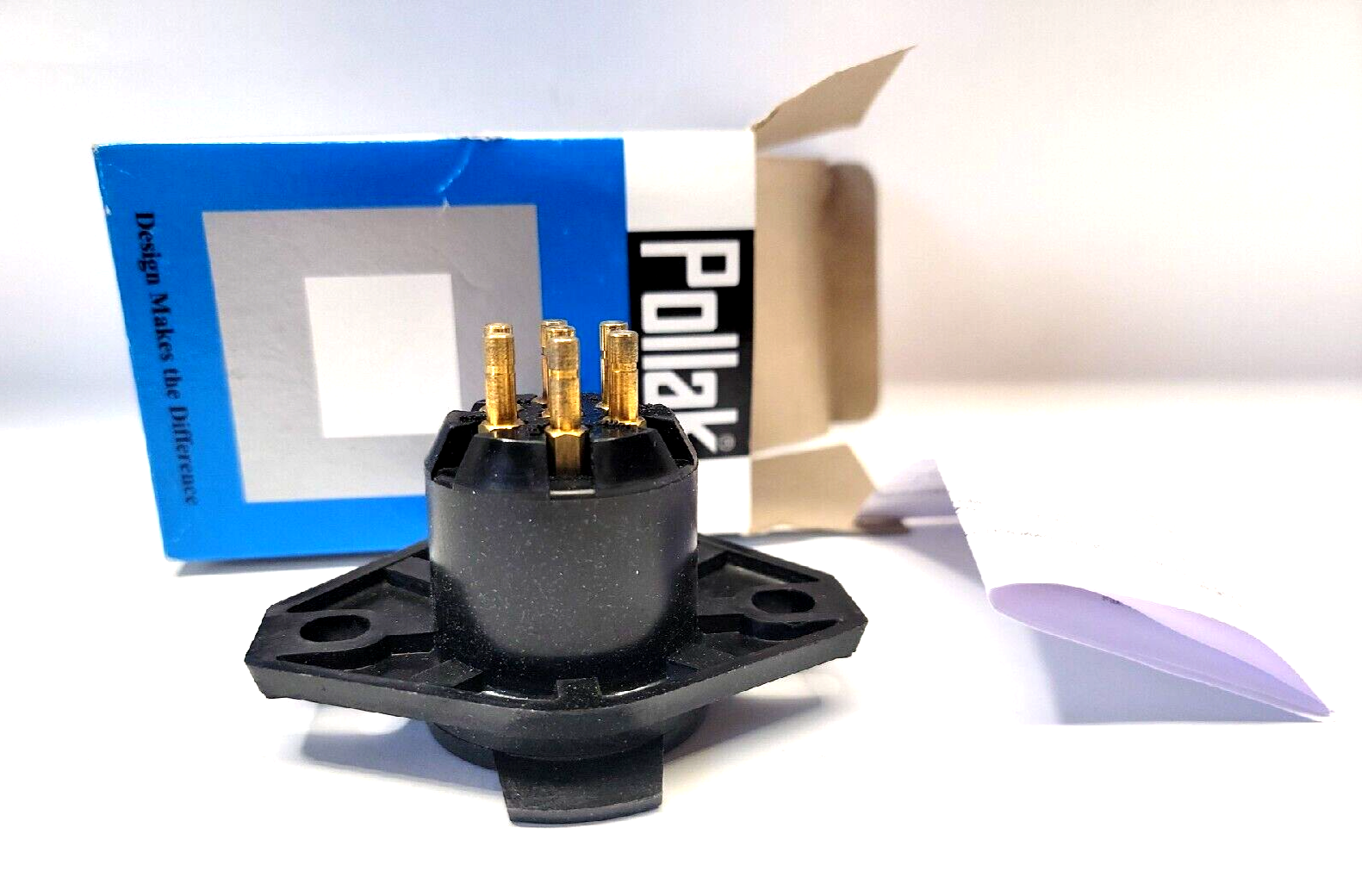 Lot of 4 POLLAK 7-WAY CONNECTOR SOCKET, PACKAGED - 11-833P | eBay