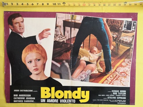 1976 VORTEX Blondy Taylor Catherine Jourdan Italian Fotobusta Poster ORIG F17-6 | eBay
