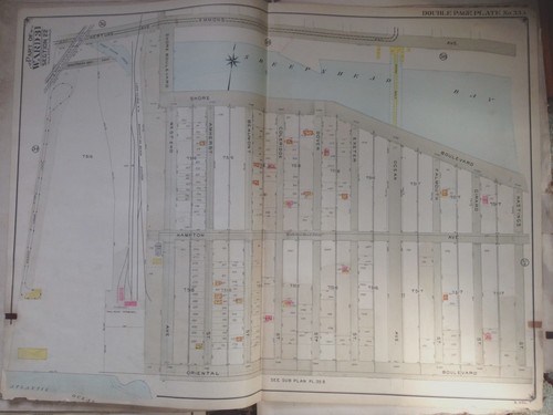 1907 SHEEPSHEAD BAY BROOKLYN NEW YORK NEPTUNE AVENUE - ORIENTAL BLVD ...