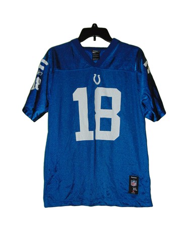 Indianapolis Colts Retro Manning Jersey XL 18-20 Boys Reebok | eBay