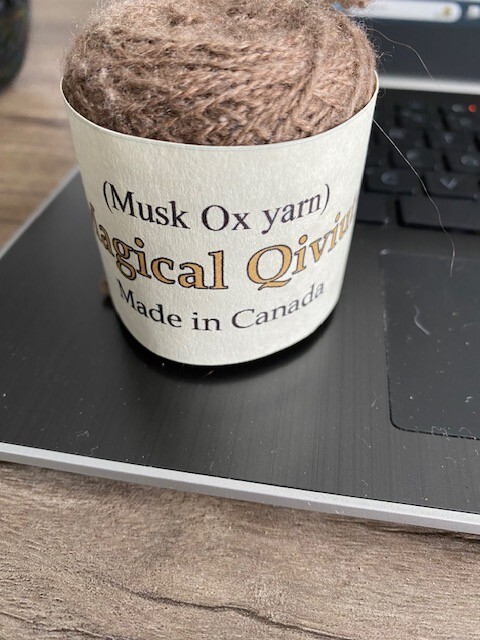 COTTAGE CRAFT '100% QIVIUT MUSK OX WOOL' 162 YDS - (1) CAKE - COLOR ...