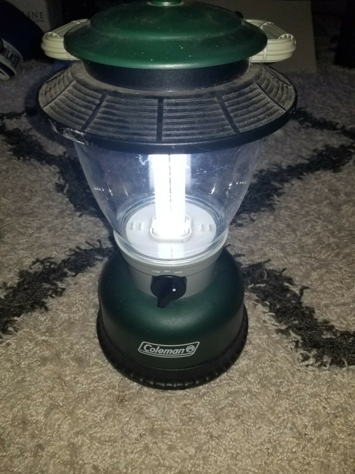 Coleman Camping Lantern Battery Operated Model 5327 | eBay