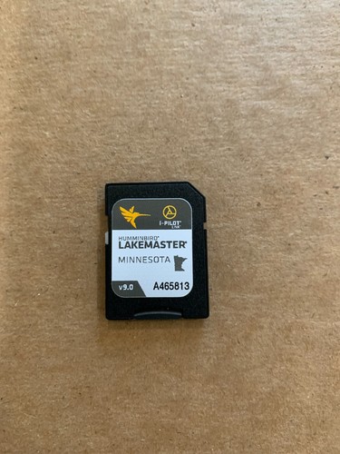 Humminbird Lakemaster Minnesota V9.0 Map Card Chip, S/N A465813 Free ...