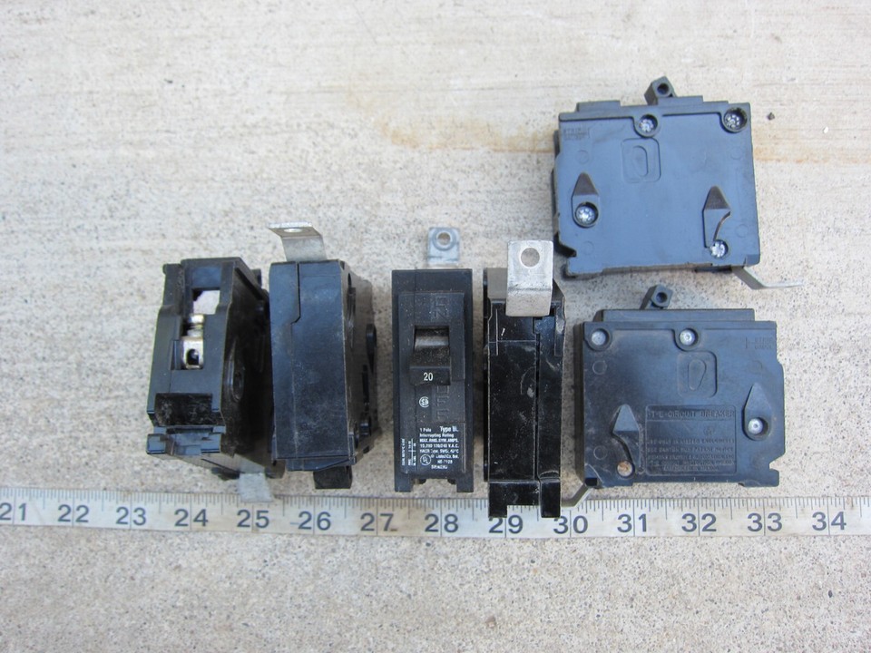 ITE Siemens B120 1P 20A 120VBolt-On Circuit Breaker, Used | eBay