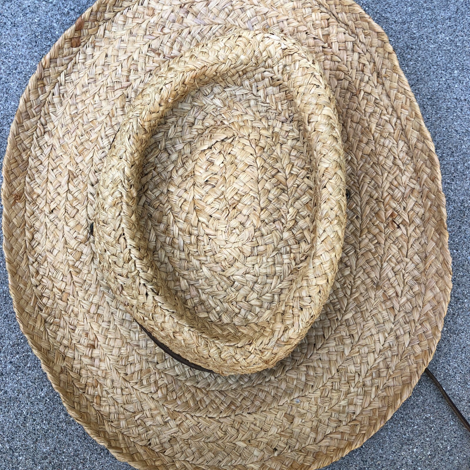 Genuine Raffia DORFMAN PACIFIC Straw Panama Hat Men's… - Gem
