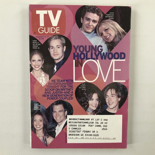 TV Guide Aug 17, 2001 Issue # 2524 Subscription Edition Cover: Justin ...