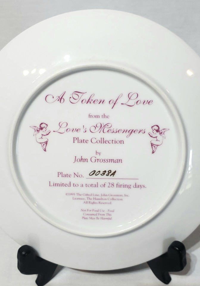 Loves Messengers Plate Collection by John Grossman Plate #0038A A Token ...