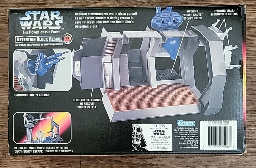 STAR WARS POTF Detention Block Rescue Power of the Force Kenner MIB ...