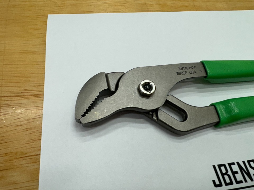 Snap-on Tools GREEN 9" Adjustable Joint Interlocking Channel Pliers ...