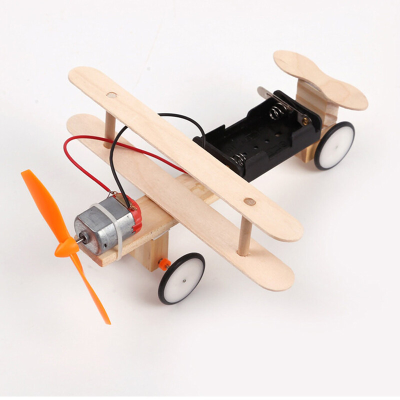DIY Fan Powered Toy plane Improve hands-on skills Science Projects Boys ...