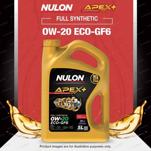 Nulon Full SYN APEX+ 0W-20 ECO-GF6 Engine Oil 5L for Toyota LandCruiser ...