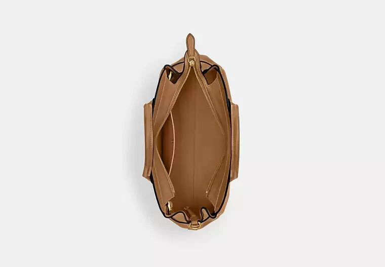 COACH EMPIRE CARRYALL 40 Brass/Honey Brown CW616 | eBay