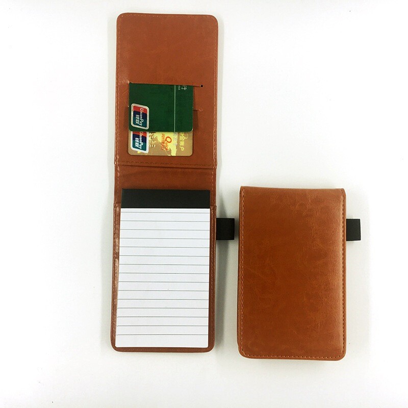 A7 Pocket Shopping Note Pad Handy Memo Leather Notebook Pad Book Ruled ...