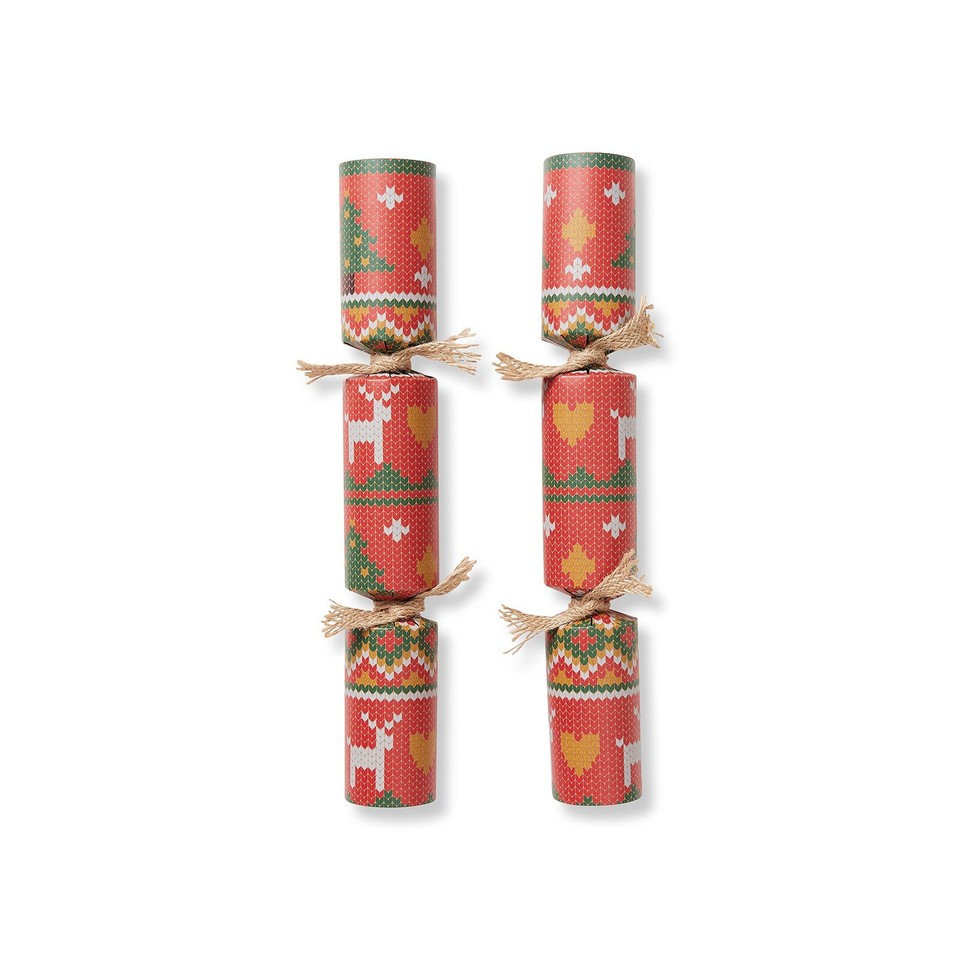 Christmas Crackers - BonBons - 8 x Handmade, "Knitted Sweater ...