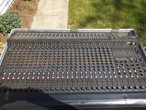 Vintage Peavey Commercial Mark IV 24 Channel Mixer with Road Case | eBay