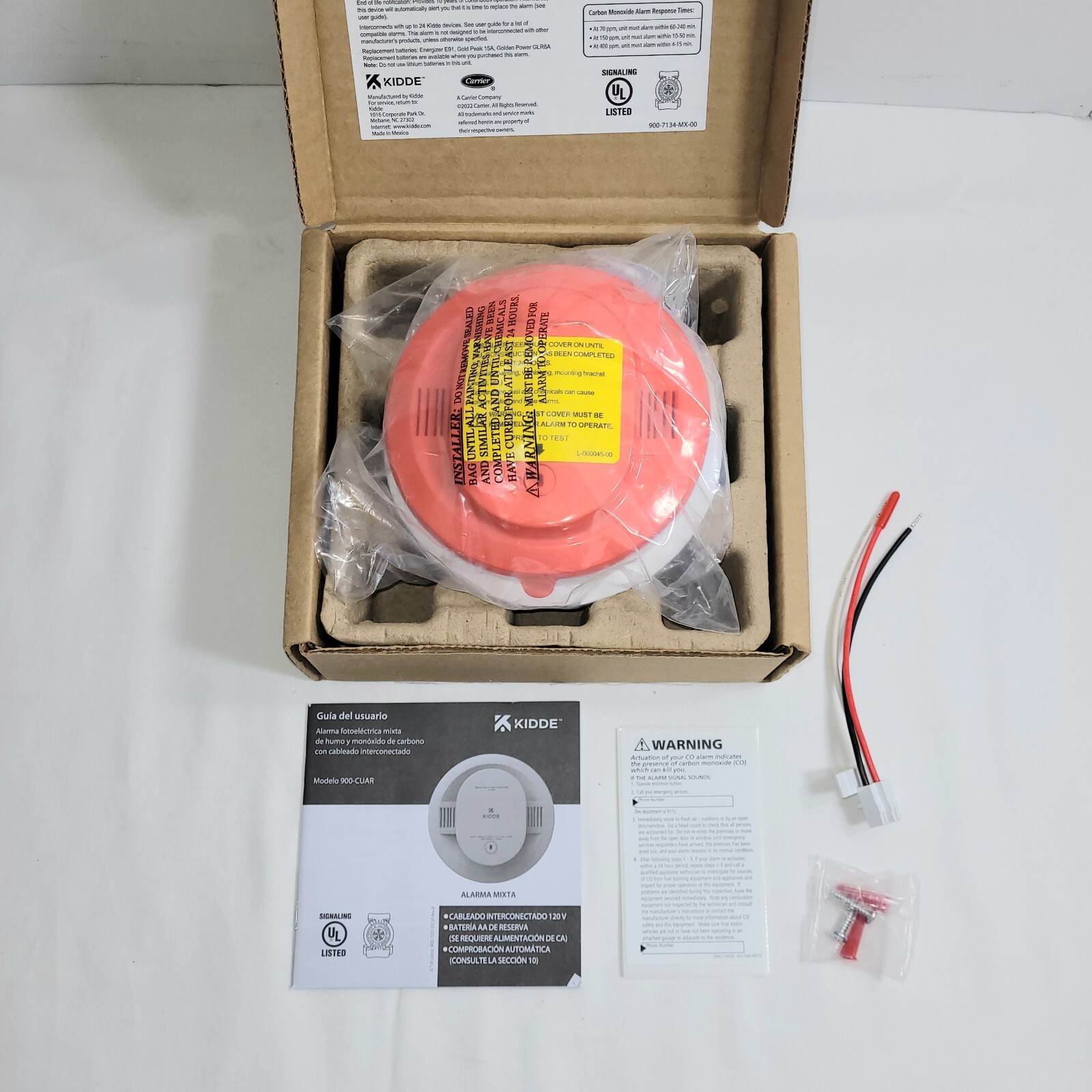 Kidde Code One Combo Alarm Smoke Wired 900-CUAR - White (21032251) for ...