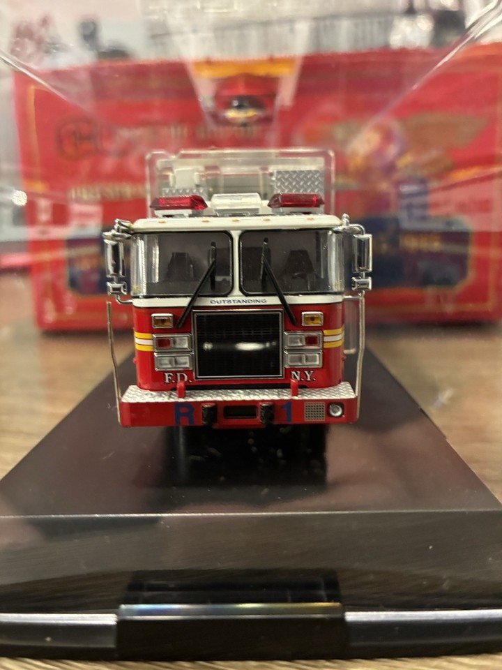 Code 3 Diecast FDNY Saulsbury Heavy Rescue 1 Fire Truck Engine 1/64 | eBay