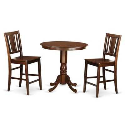 3 Pc pub Table set - Dinette Table and 2 counter height Dining ... | eBay