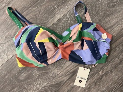 Artesands Size 14 D/DD L'Avana Multi Botticelli Bandeau Bikini Top ...