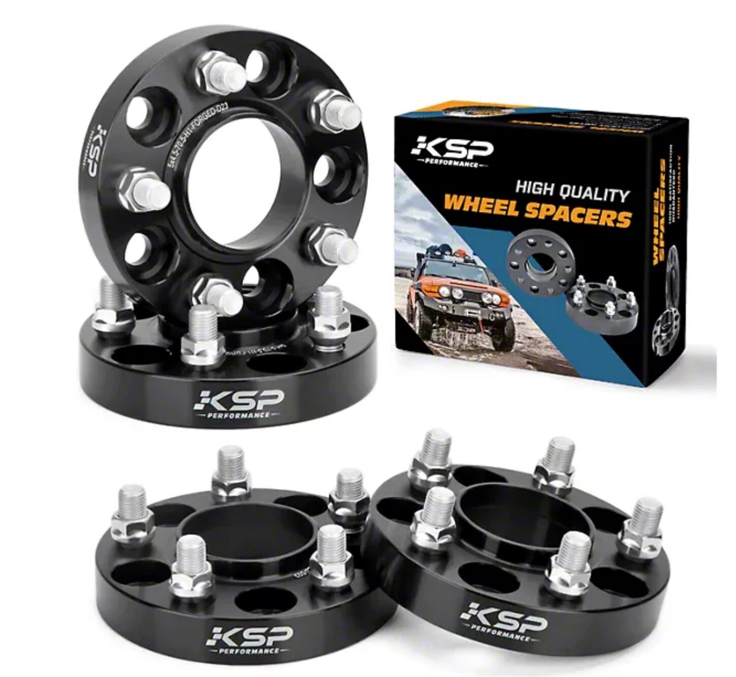 KSP Performance Mustang 1-inch Hubcentric pro billet wheel spacers | eBay