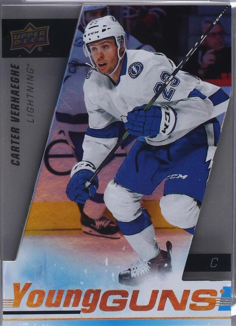2019-20 SP Authentic - Upper Deck Acetate Young Guns Carter Verhaeghe ...