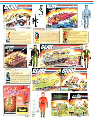 2003 GI JOE Action Figures Toy PRINT AD ART - LISTEN 'N FUN, SNOW CAT ...