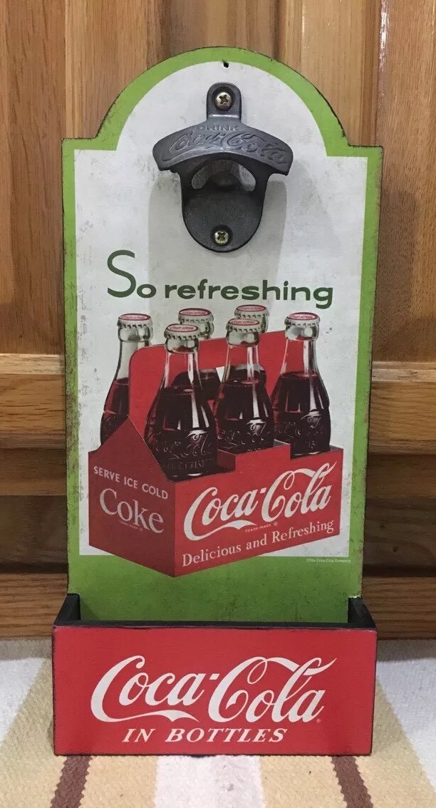 Open Glass Coke Bottle