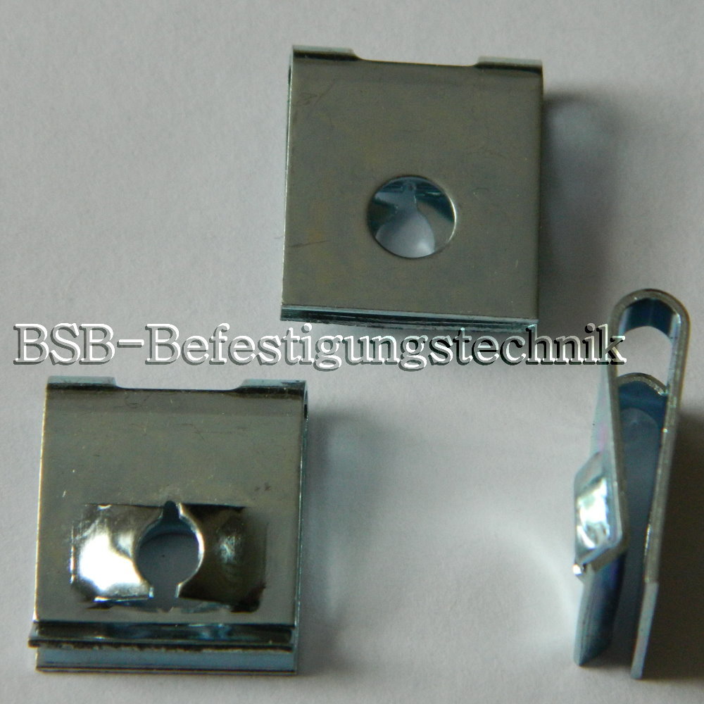 Blechmutter Stahl verzinkt , Klemmmutter , Blechmuttern , Schnappmutter ...