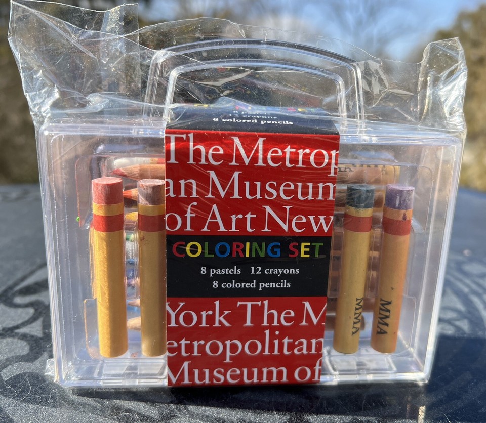 The Metropolitan Museum of Art New York 18 Pc Coloring Set - NIP 2004 ...