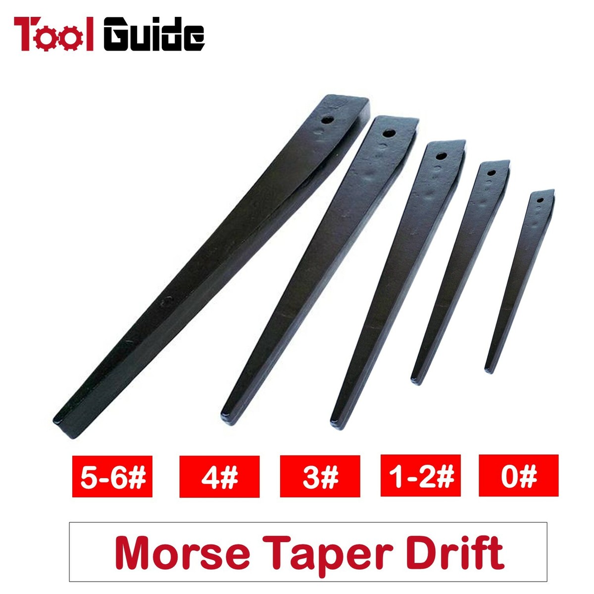 Morse Taper Keys HHIP 3-Piece Taper Shank Drift Key Set - MT1, MT2 ...