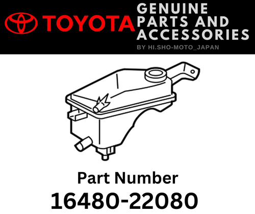 TOYOTA Genuine OEM Part 16480-22080 Tank Assy, Radiator Reserve | eBay
