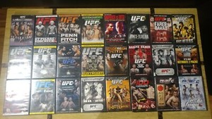 UFC MMA Pride (24) DVD Event Movie Collection Set Lots Of Paid Per-View ...