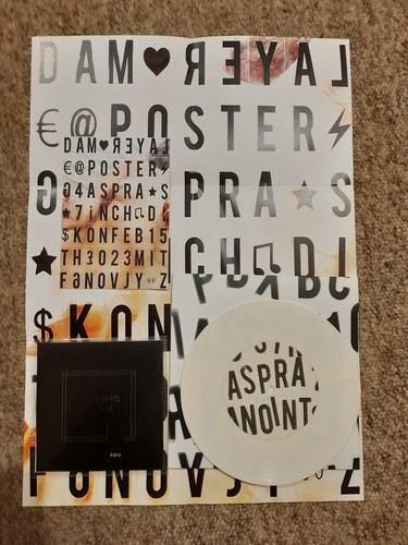 Aspra (Marsheaux) Debut White 7 Inch, Signed Poster & Postcard +CD Ltd ...