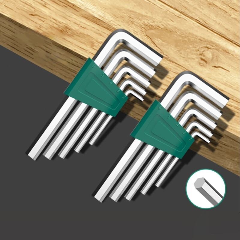 Compact Hex Key Set Hexagon Spanner Hand Tools for DIY Project ...