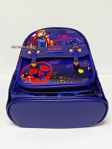 Disney Villains Evil Queen Purse Backpack 11″ Faux Leather Carry All ...