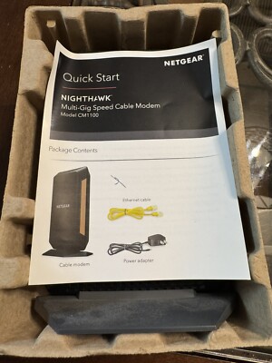 NETGEAR Nighthawk CM1100 Cable Modem 606449135206| eBay